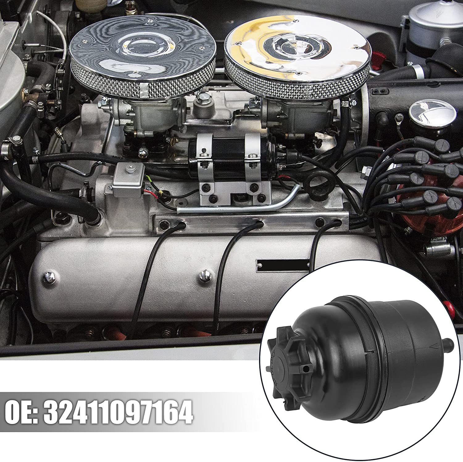 32411094306适用宝马动力转向油壶套件 32411095526 32411097164-阿里巴巴