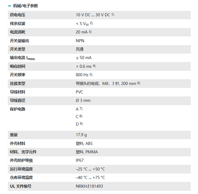 SICK/西克迷你型光电传感器GTB2S-N5451 订货号1064343欢迎来询价-阿里巴巴