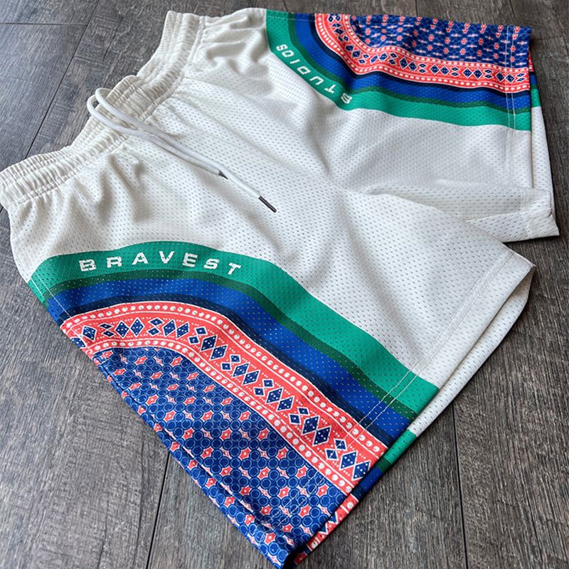 Cross-Border Men's new trendy shorts striped summer comfortable ...