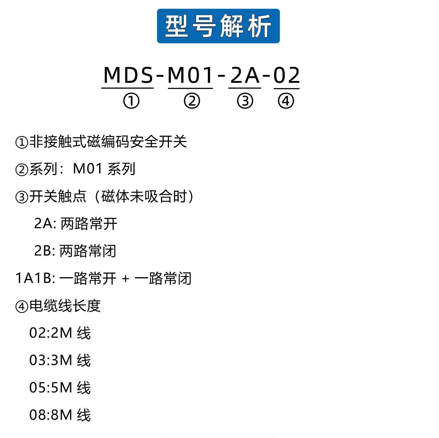 西熙磁编码安全门开关非接触式工业门磁开关监控二组触点常开常闭-阿里巴巴