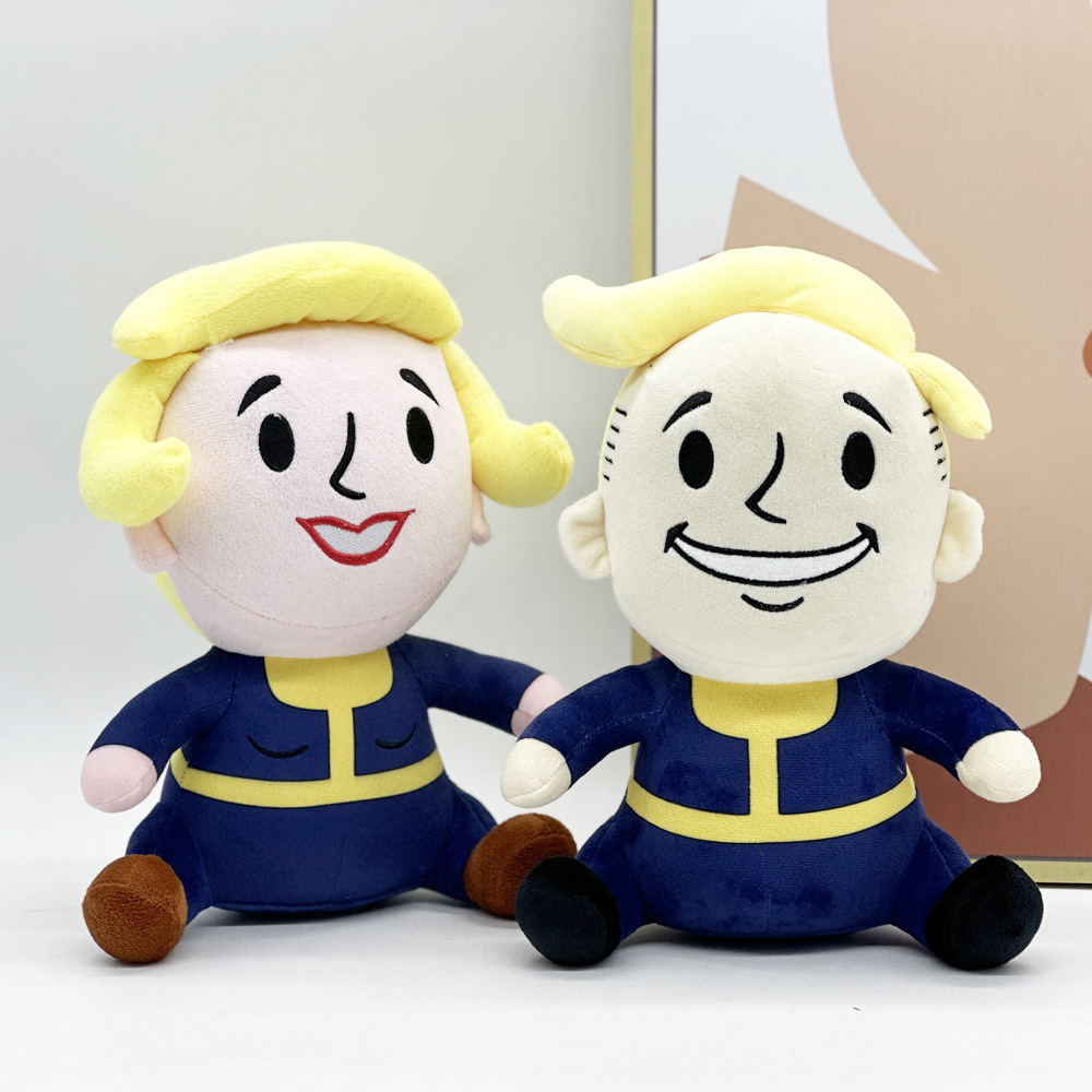 FALLOUT VAULT GIRL STUBBINS PLUSH辐射游戏 毛绒玩具公仔玩偶-阿里巴巴