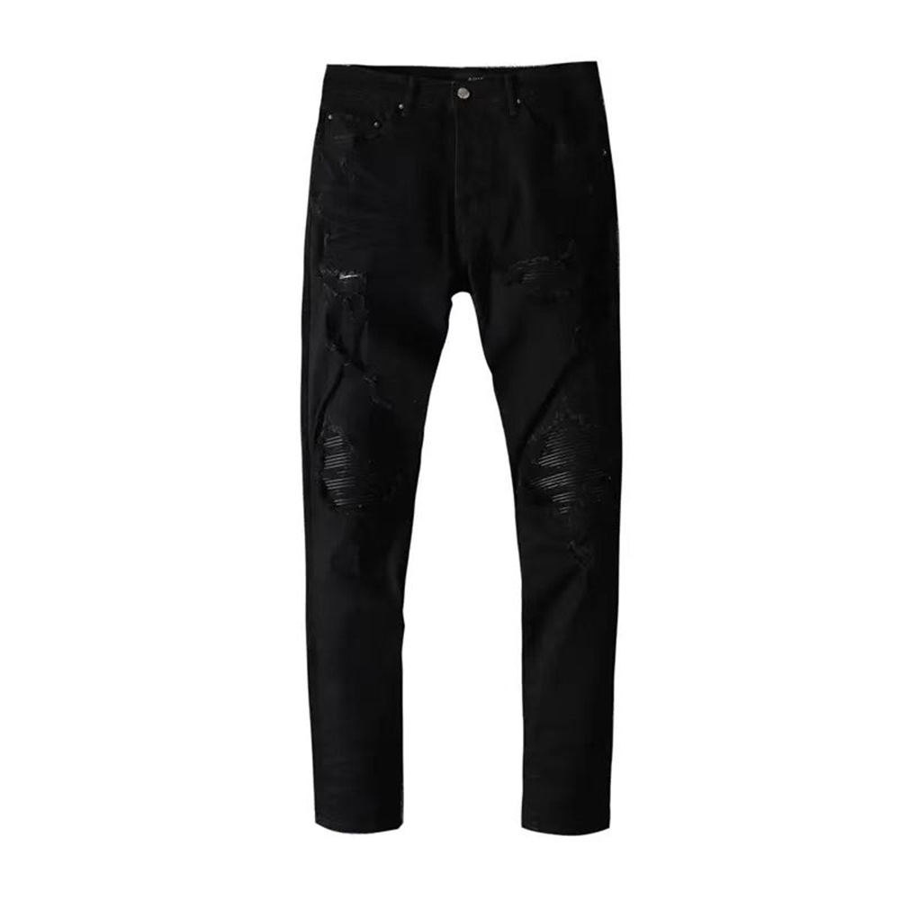 Wholesale AMIRI Foreign Trade New Motorcycle Men's Jeans, European and ...