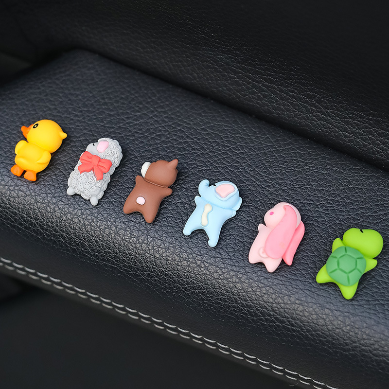 Motorcycle electric car car ornaments car Cartoon Doll yellow duck car ...