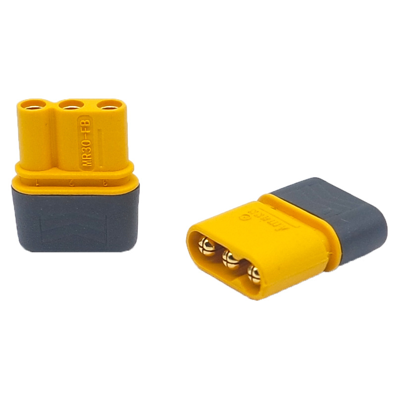 MR30-F/M三芯电源插头 公母对插快速接线端子 无人机锂电池连接器-阿里巴巴