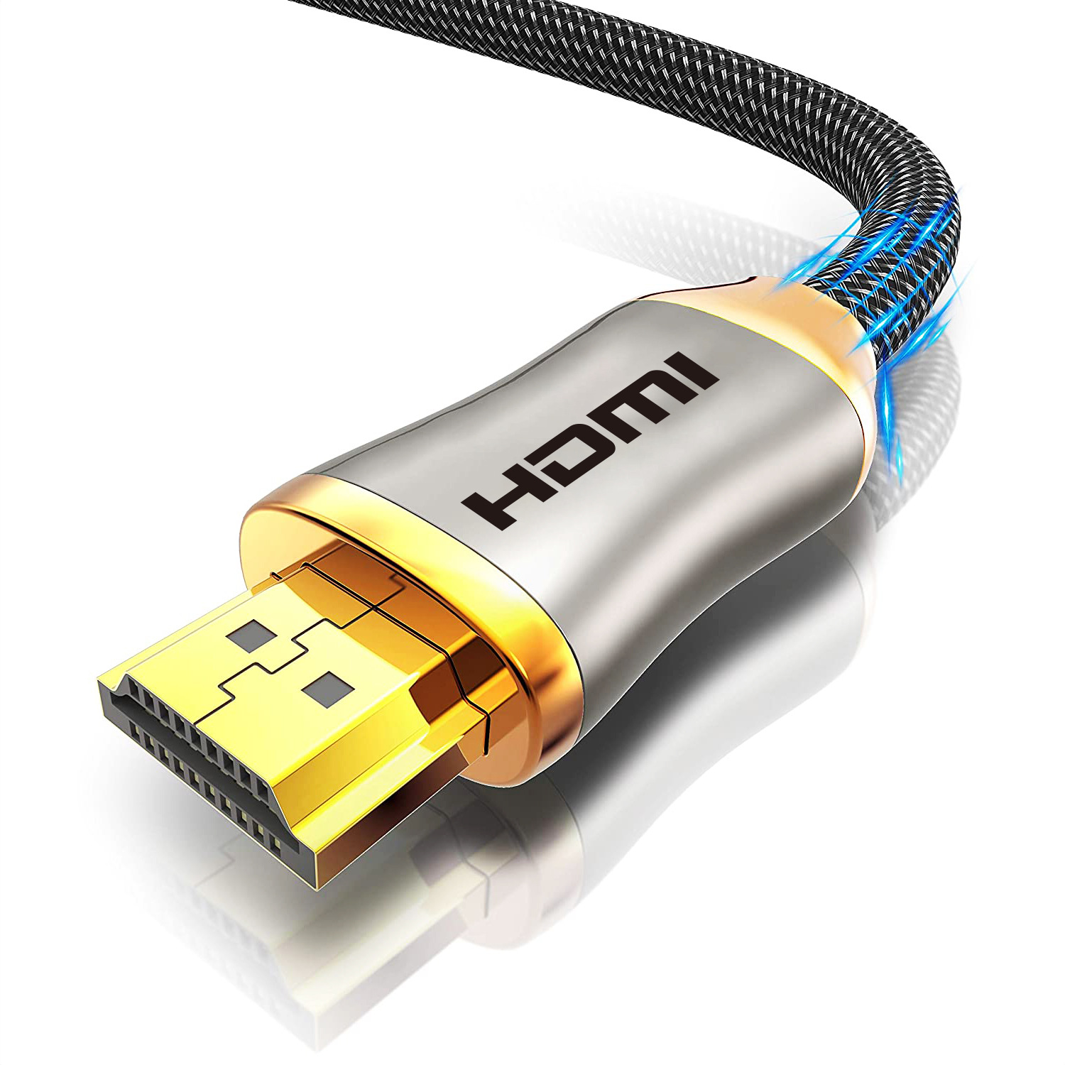 hdmi2.1电视电脑转接4K投影仪8K60hz显示器屏ps5高清线HDMI2.0-阿里巴巴