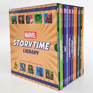 Marvel storytime library 漫威复仇者联盟故事20册盒装 英文故事-阿里巴巴