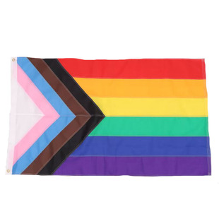 现货进步彩虹旗拼接旗 90*150cm方形防水210D牛津布彩虹国旗-阿里巴巴