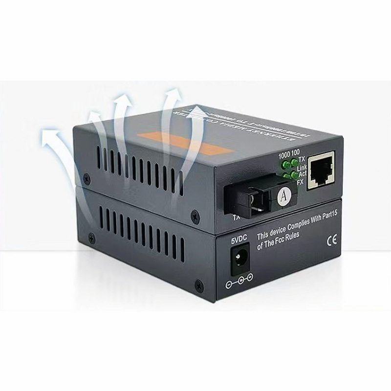 GS-03 A/B fiber optic transceiver RJ45 converter SC 10/100/1000m single ...