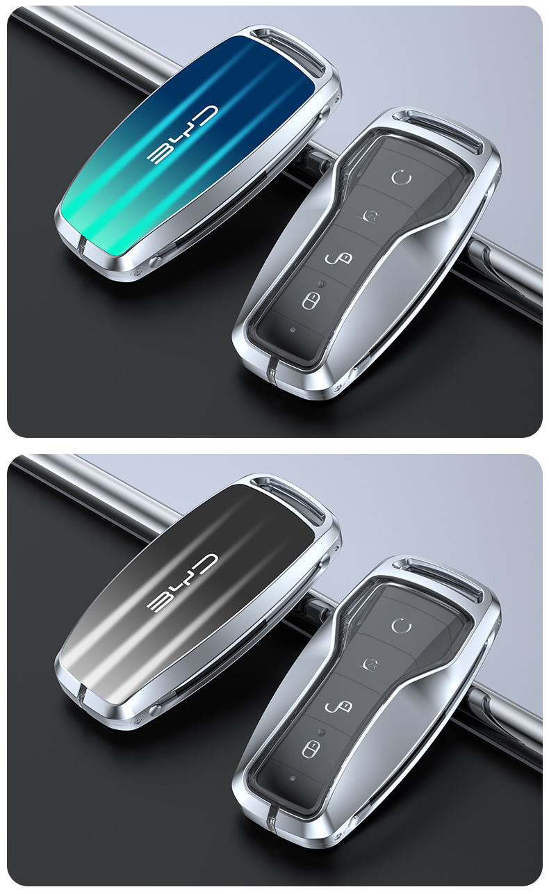 新款比亚迪汽车钥匙套唐宋秦元pro/plus汉dmi海豚e2合金钥匙套-阿里巴巴