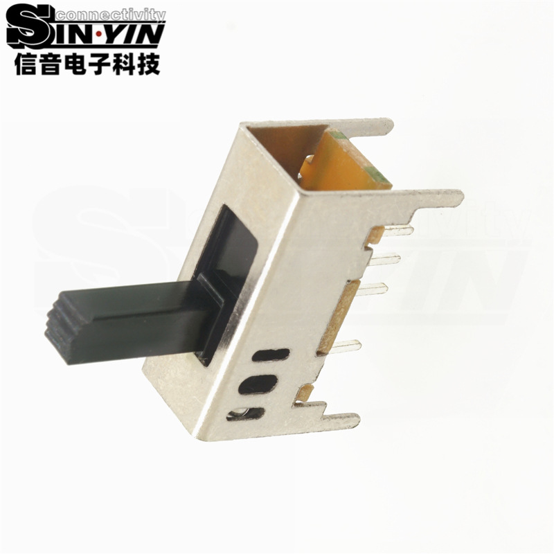 SS23D03双排六脚二挡拨动开关2排3档 厂家拨动开关三档立式8脚-阿里巴巴