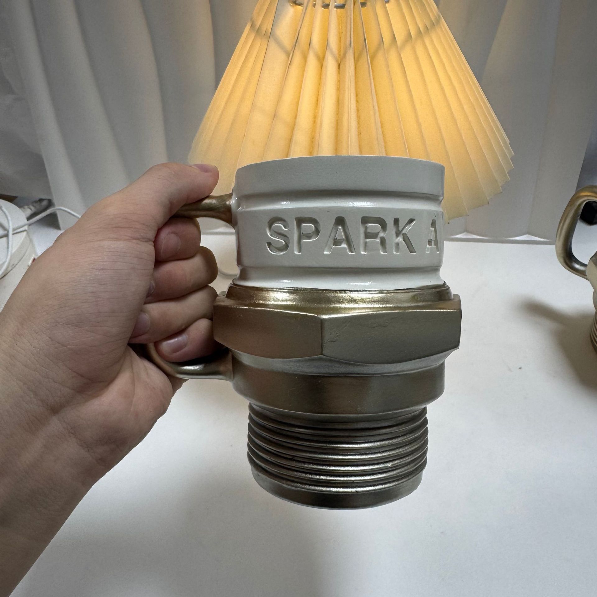 跨境新款独立站spark plug mug 火花塞杯子-阿里巴巴