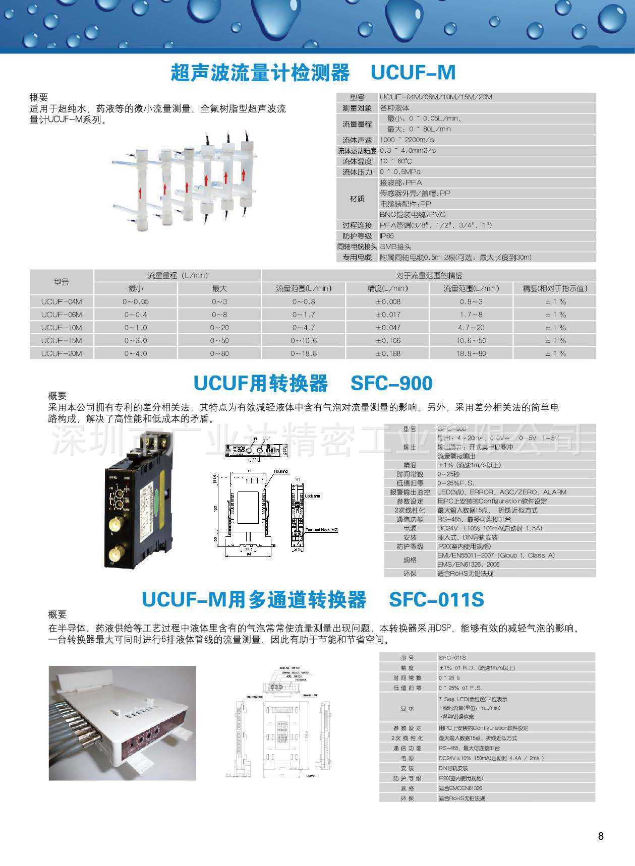 TIF/TOKYO KEISO东京计装半导体设备超声波流量计UCUF-M SFC-900-阿里巴巴