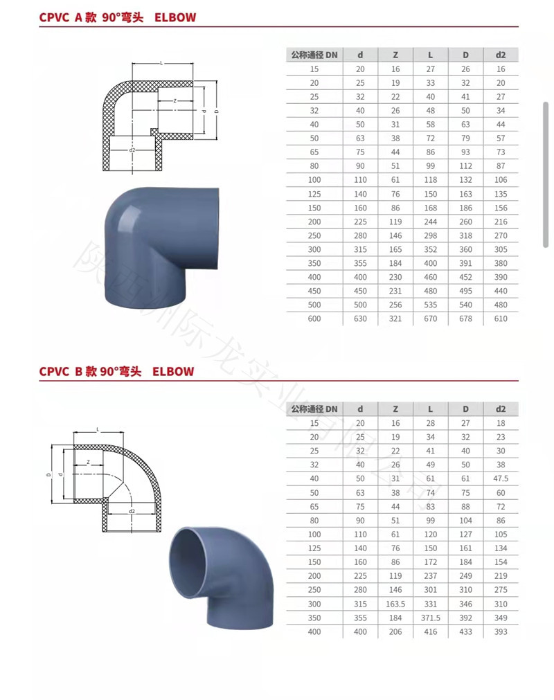 PVC-C管 GB/T18998.2-2020执行标准 CPVC工业管 氯化聚氯乙烯水管-阿里巴巴