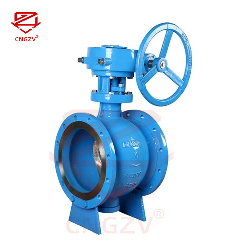 国重阀门 球墨铸铁法兰偏心半球 大口径卸灰球阀 PQ340H 温州厂家-阿里巴巴
