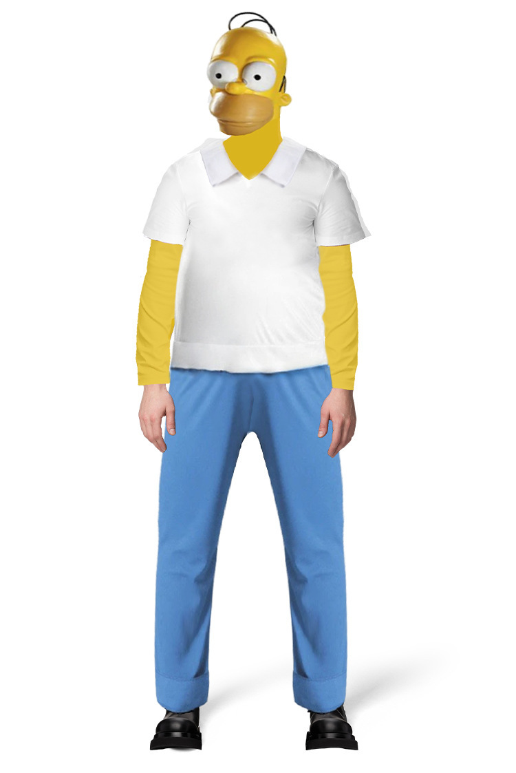 亚马逊Simpsons动画同款cosplay服装亲子装演出服cos服辛普森一家-阿里巴巴