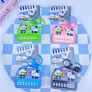 名星迷你钢琴挂件发光益智掌上游戏音乐电子琴玩具音符熊猫钥匙扣-阿里巴巴