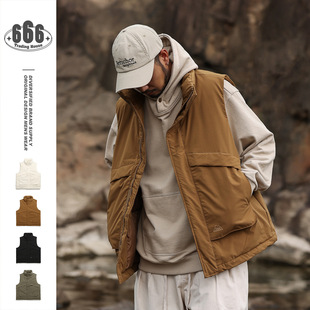 Shibuya Element杜邦防水立领羽绒服男冬季外套90白鸭绒马甲Y3253-阿里巴巴