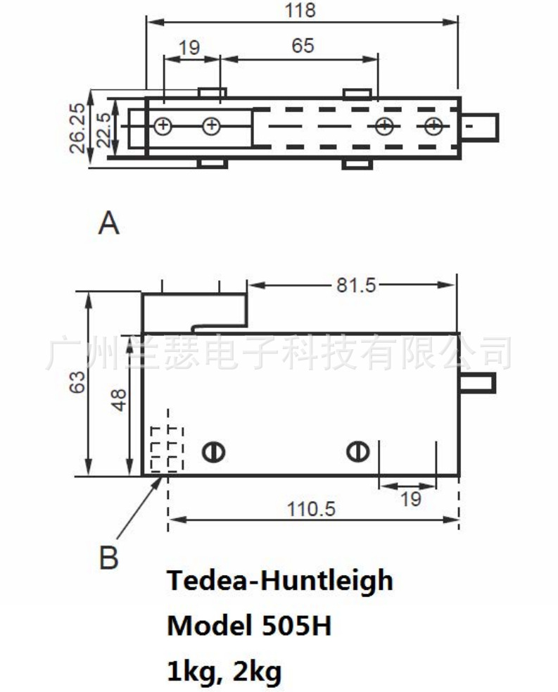 505H-0001-F002,505H-001K-F0-02X特迪亚称重传感器 美国TEDEA-阿里巴巴