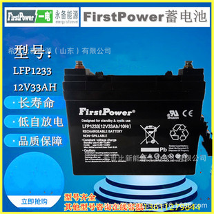 一电蓄电池LFP1233免维护铅酸蓄电池12V33AH风力发电储能应急电源-阿里巴巴