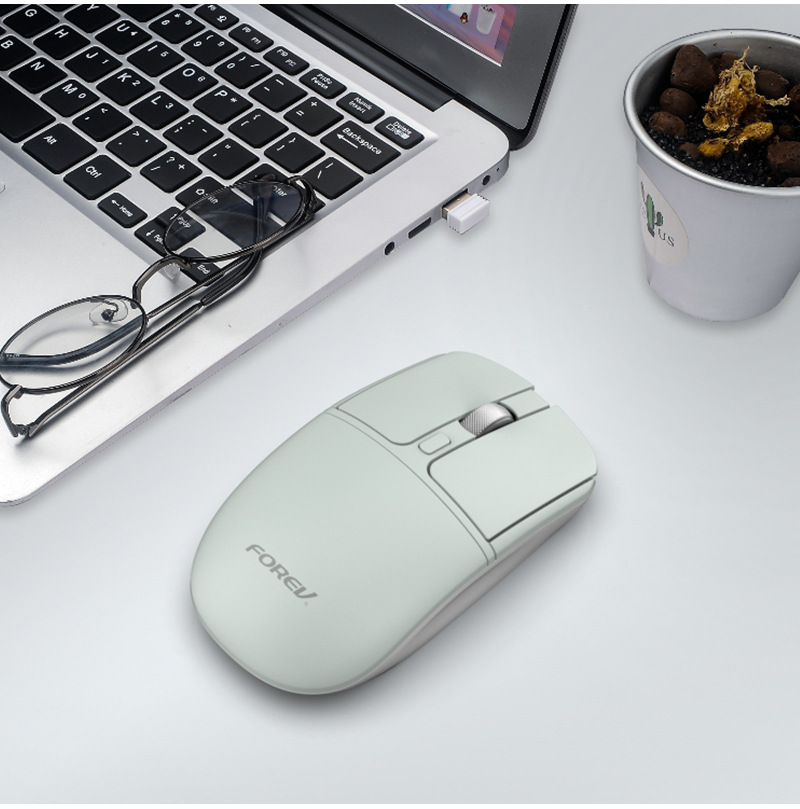 FV-386无线静音金属滚轮鼠标2.4G+蓝牙双模适用于笔记本台式机-阿里巴巴
