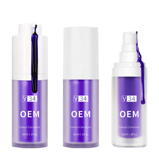 跨境外贸英文30g美白牙膏按压式牙齿美白调色精华V34紫色牙膏批发-阿里巴巴