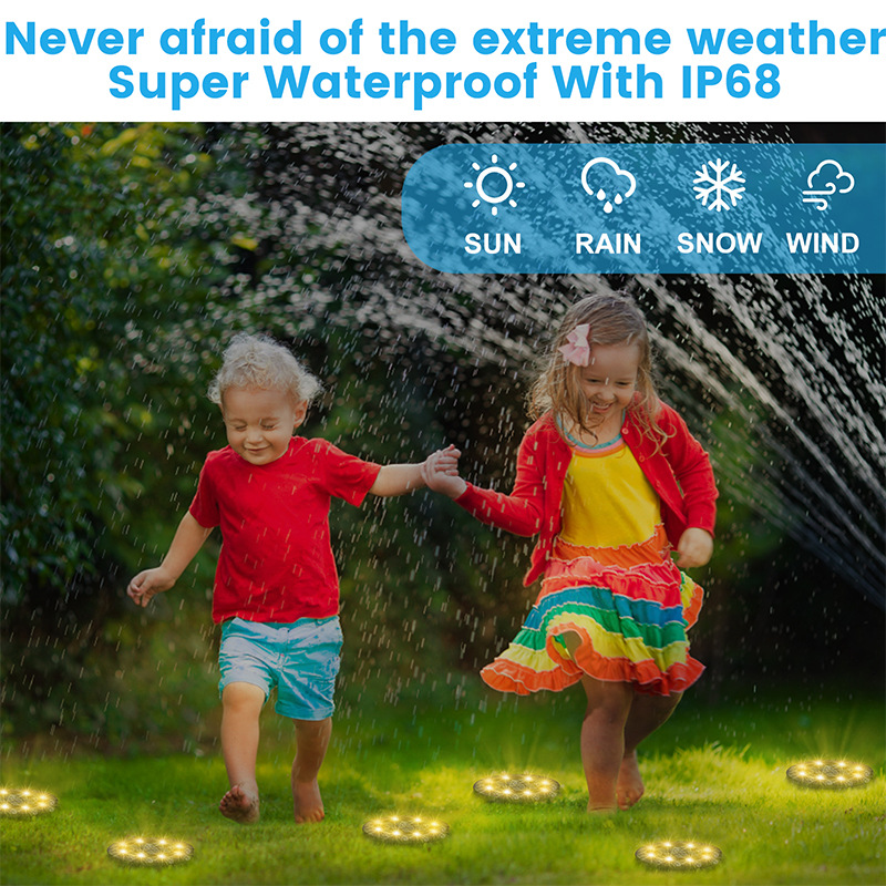 工厂直销跨境太阳能8LED地埋灯户外IP68防水插地草地灯庭院花园灯-阿里巴巴