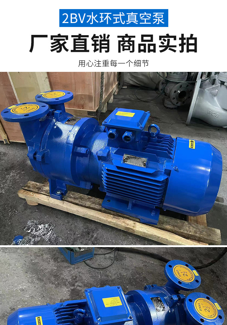 2BV系列水环式真空泵工业用高真空水循环真空泵雕刻机真空吸附-阿里巴巴