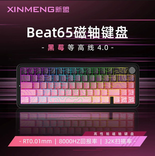 新盟Beat65磁轴机械键盘有线RGB客制化侧刻等高线RT电竞游戏键盘-阿里巴巴