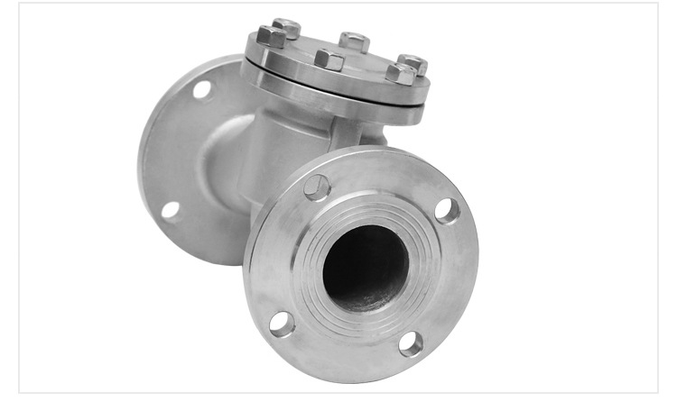 丁一不锈钢法兰立式止回阀 H41W-16P中型弹簧式止回阀dn50-阿里巴巴