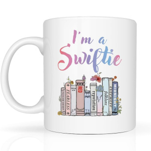 Taylor Swift陶瓷咖啡马克杯子水杯Swiftea Cat书Book猫咪Swiftie-阿里巴巴