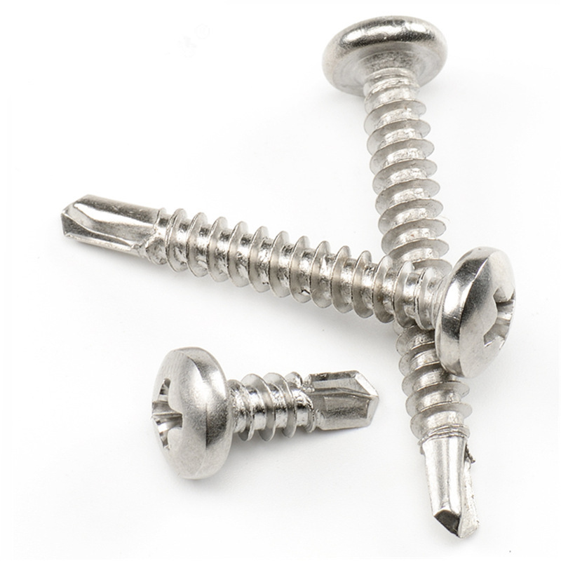 M3.5M3.9M4.2M4.8 410不锈钢圆头自攻自钻螺钉 十字盘头钻尾螺丝-阿里巴巴