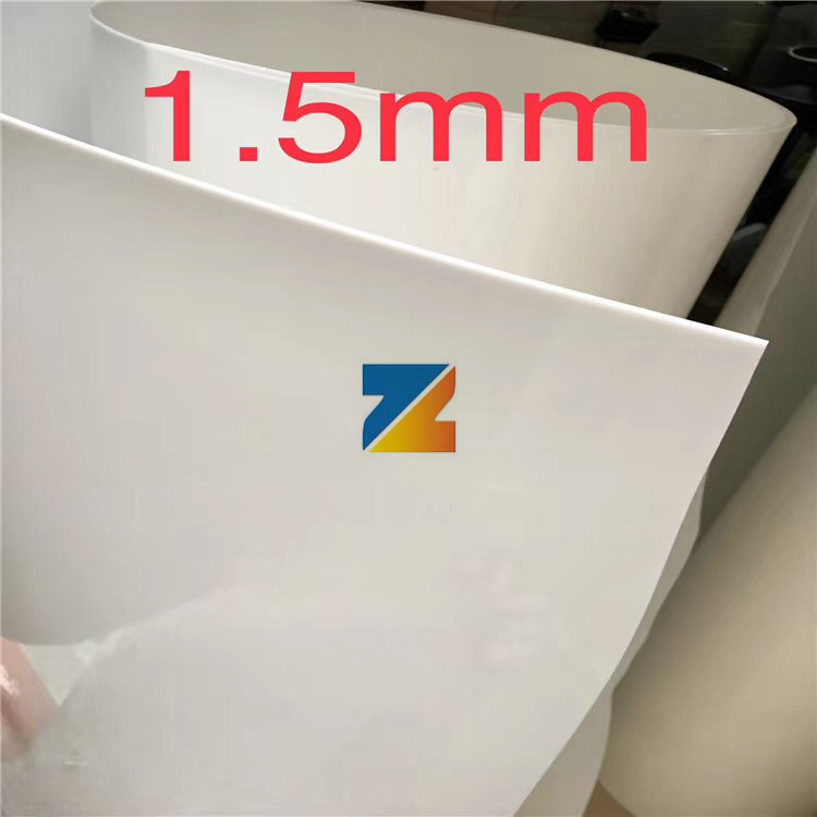 白色HDPE卷材聚乙烯塑料薄膜耐磨PE板/片材0.3 0.5 0.8 1 1.5 2mm-阿里巴巴