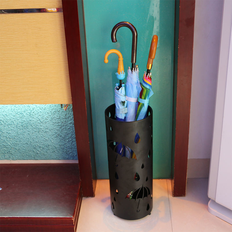 简约家用雨伞架子 创意大堂放伞桶门口雨伞沥水架 商用置放雨伞桶-阿里巴巴