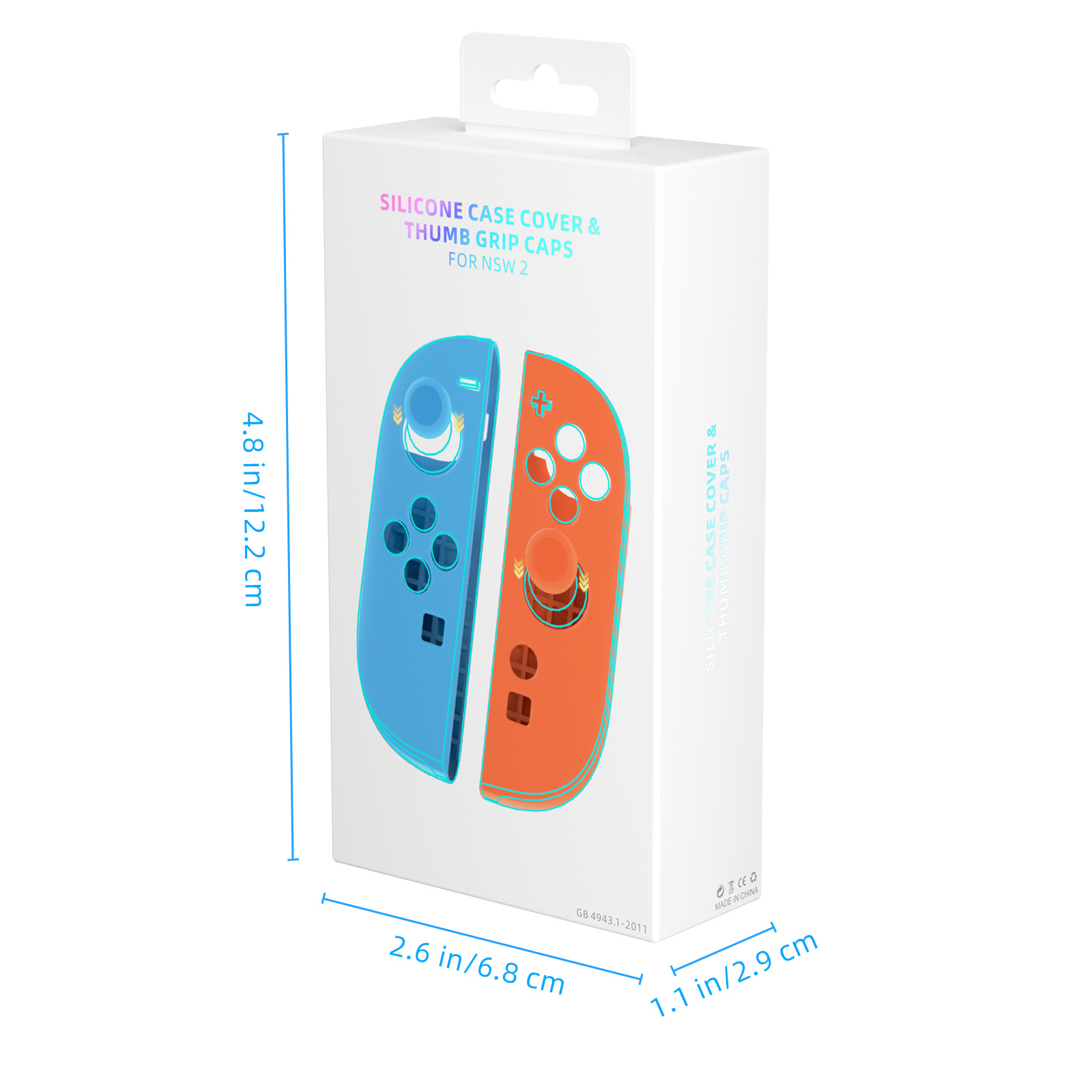 JYS Switch2 joycon左右手柄硅胶保护套+摇杆帽防滑防摔硅胶套-阿里巴巴