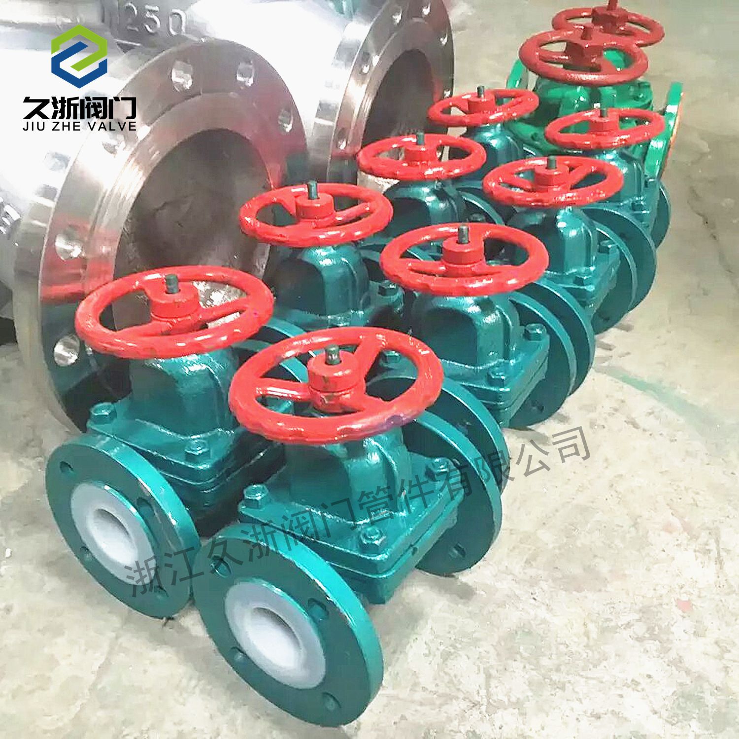 G41F46-16C 衬氟法兰隔膜阀 全衬FEP PTFE PFA隔膜阀 G41F-10C-阿里巴巴