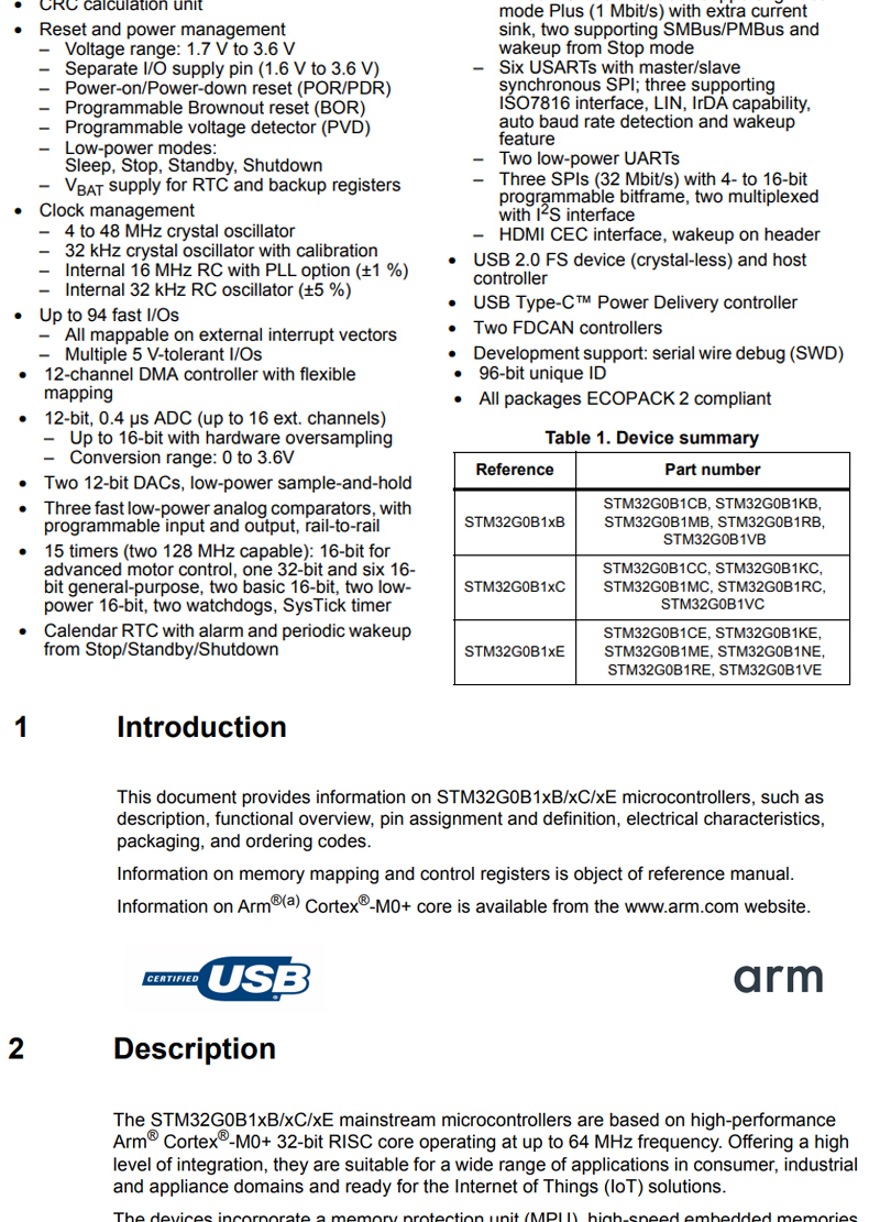 原装正品STM32G0B1RBT6 LQFP-64 ARM Cortex-M0+32位微控制器-MCU-阿里巴巴