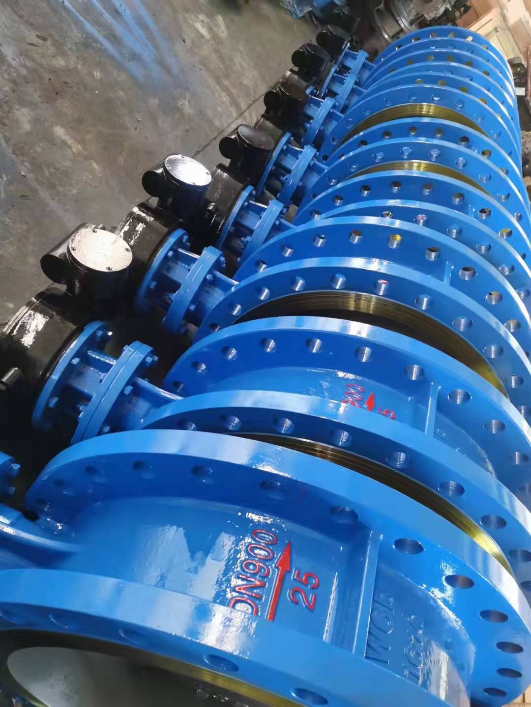 D341X-16双法兰手动蝶阀DN600涡轮给水蝶阀DN700软密封法兰式蝶阀-阿里巴巴