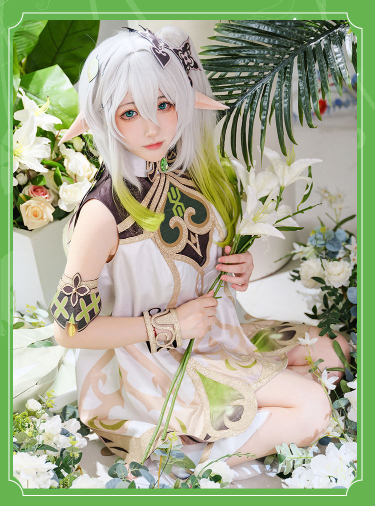 原神cos服 草神纳西妲cos游戏动漫衣服装女cosplay全套-阿里巴巴