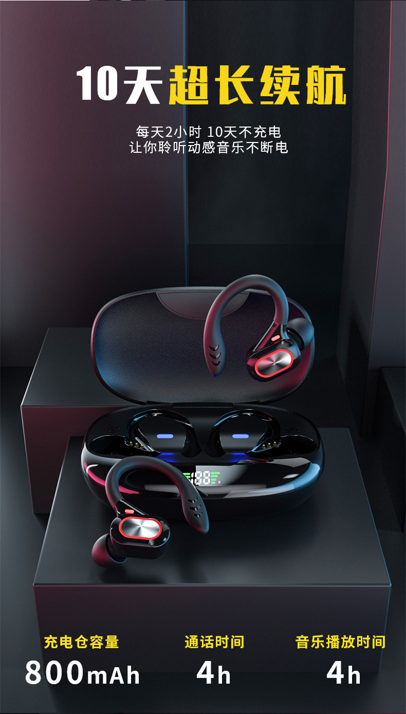 跨境爆款S730入耳式无线蓝牙耳机TWS挂耳式运动防水蓝牙耳机厂家-阿里巴巴