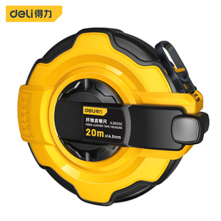 品牌授权Deli/得力皮卷尺包胶纤维20/30/50m DL9820Z DL9830Z-阿里巴巴
