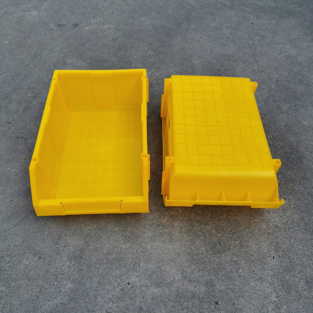 加厚塑料零件盒斜口盒 组合式螺丝盒 物料盒组立元件盒配件塑料盒-阿里巴巴