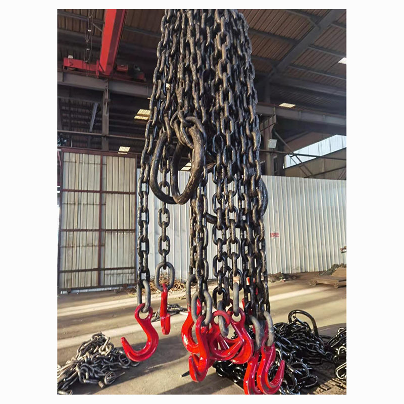吊装链条 电磁吸盘链条工业起重吊索具三腿四腿圆环起重吊装链条-阿里巴巴