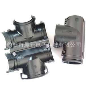 汽车线束波纹管国产9806135 三通T型扎扣管卡 尺寸UFW17-22-17-阿里巴巴