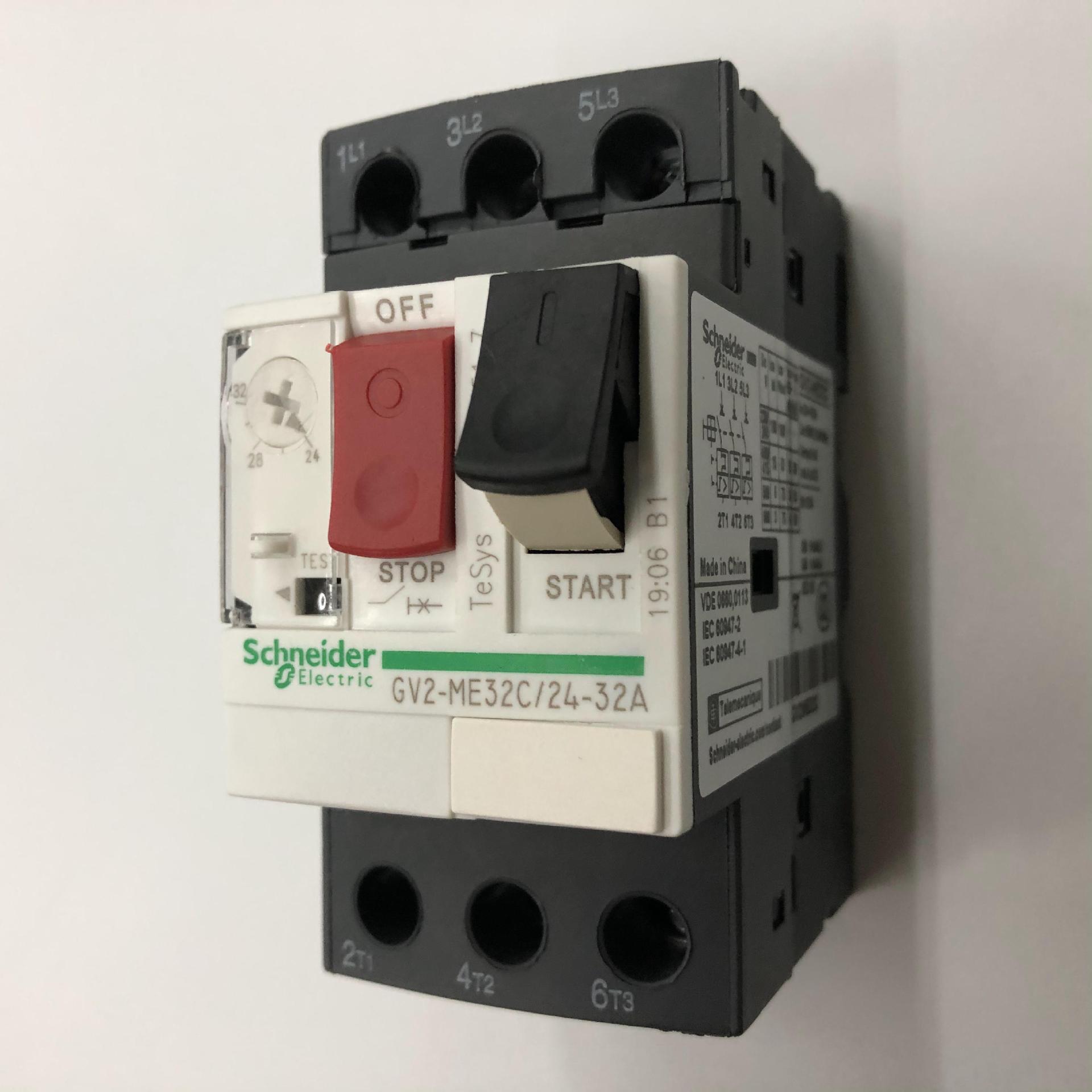 原装正品GV2-ME32C 24-32A Schneider电动机保护用空气开关断路器-阿里巴巴