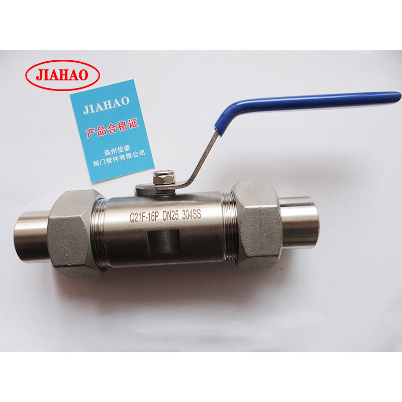 Q21F-16P Q21F-16P DN25304不锈钢广式外螺纹带活接头焊接式球阀-阿里巴巴
