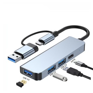 跨境usb hub 4合1集线器一拖四3.0笔记本电脑typec分线器usb扩展-阿里巴巴