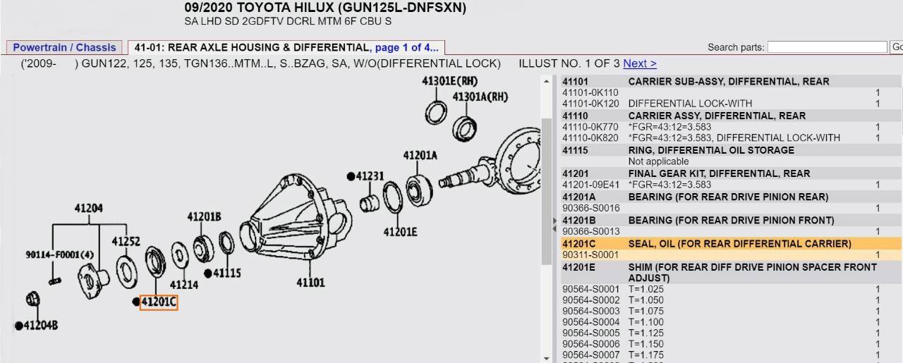 台湾品90311-S0001后差速器油封HILUX REVO穿越者FORTUNER-阿里巴巴