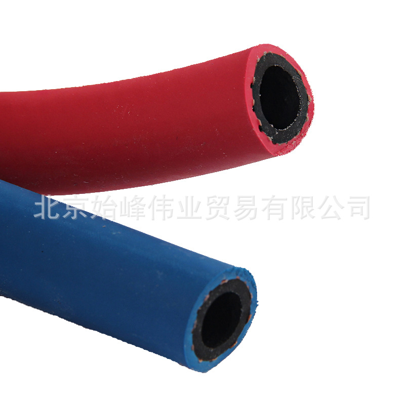 氧气乙炔管三胶两线高压软管耐油橡塑管焊割工业氧气管加厚乙炔管-阿里巴巴