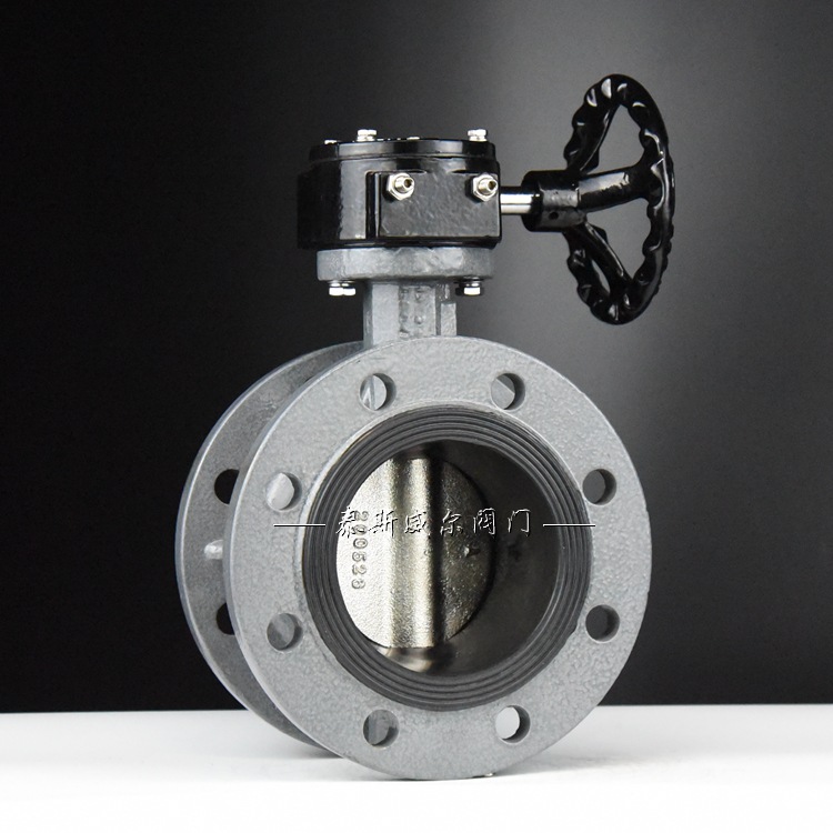 手动手轮涡轮蜗杆法兰铸钢蝶阀 D341X-16C DN200 250 300 350 450-阿里巴巴