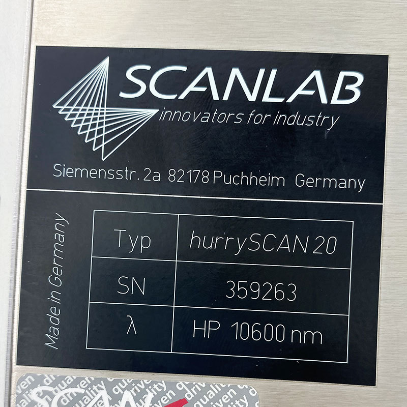 二手SCANLAB激光扫描振镜hurrySCAN20 λ= 10600nm场镜SL2-10.6-阿里巴巴